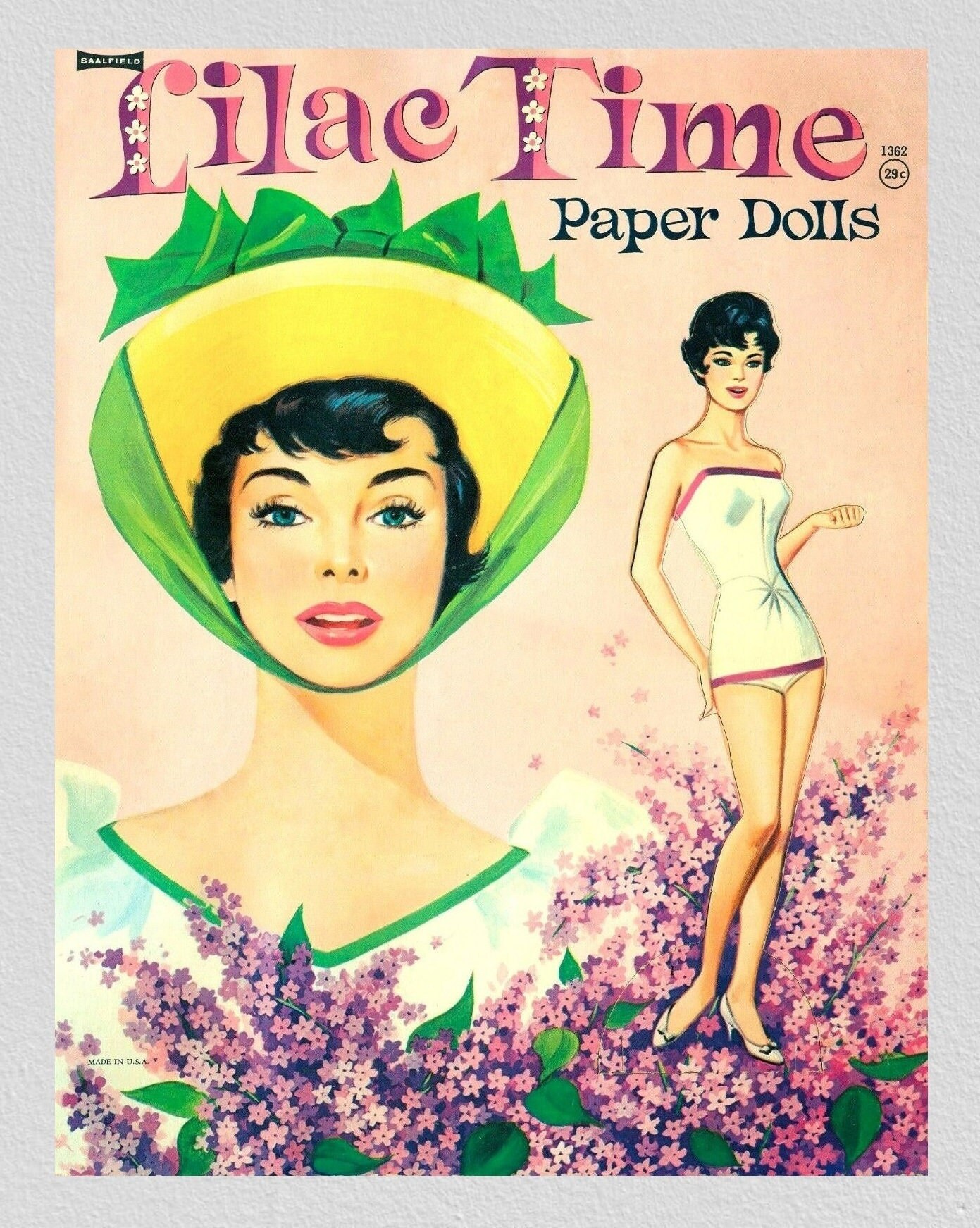 Pdf Printable Digital Vintage Paper Dolls Lilac Time - Etsy
