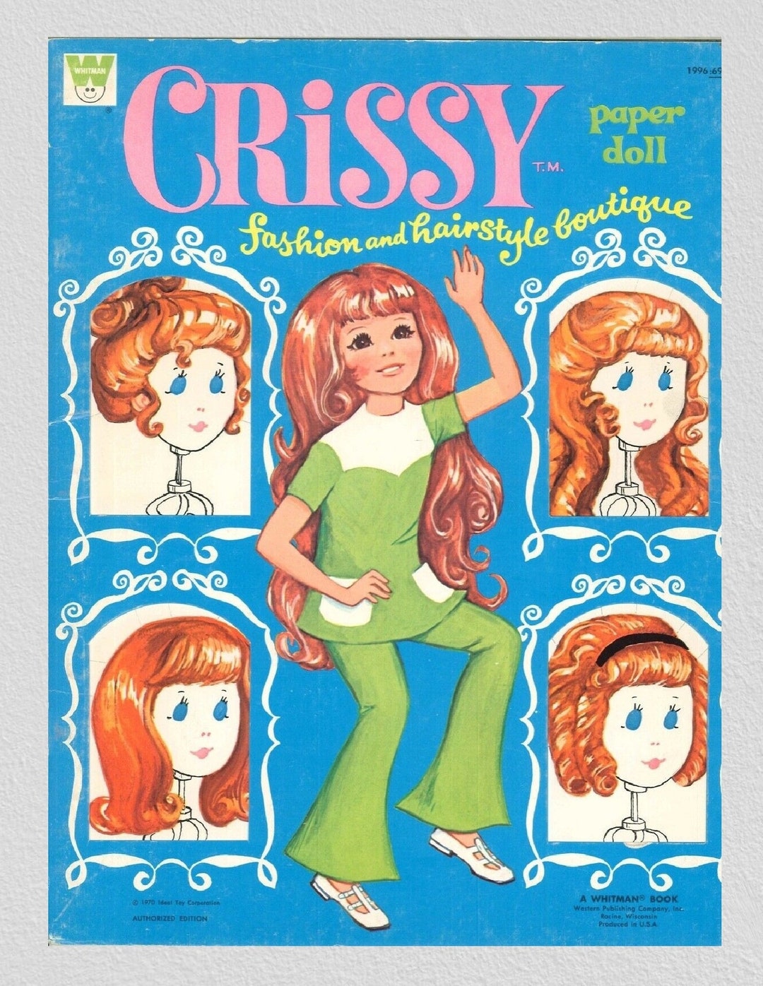Vintage Paper Dolls Crissy Doll With Growing Hair Retro 1970 - Etsy