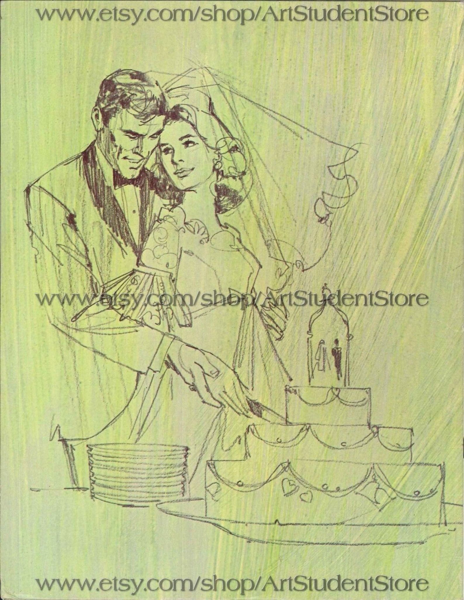 Vintage Paper Dolls Bride and Groom,printable Digital Pdf - Etsy
