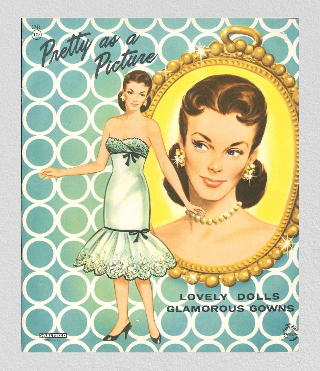 Pdf Printable Digital, Vintage Paper Dolls Pretty Picture - Etsy