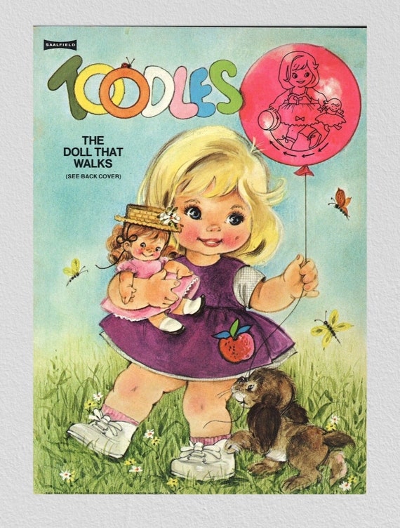 Pdf Printable Digital Vintage Paper Dolls Toodles the Doll | Etsy