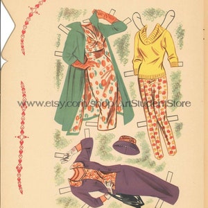 Vintage Paper Dolls Gisele Mackenzie,printable Digital Pdf - Etsy