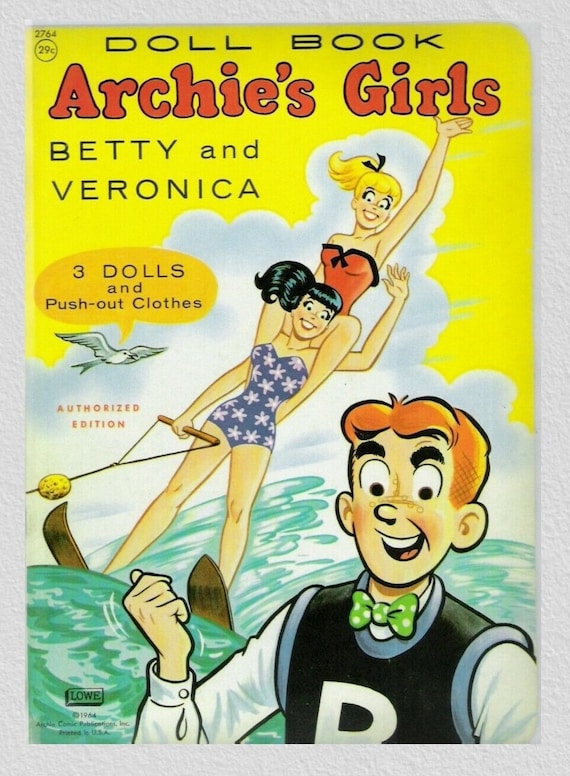 Pdf Printable Digital Vintage Paper Dolls Archie's Girls - Etsy