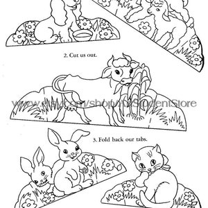 Vintage Paper Dolls Pdf Coloring Book Mother Goose - Etsy