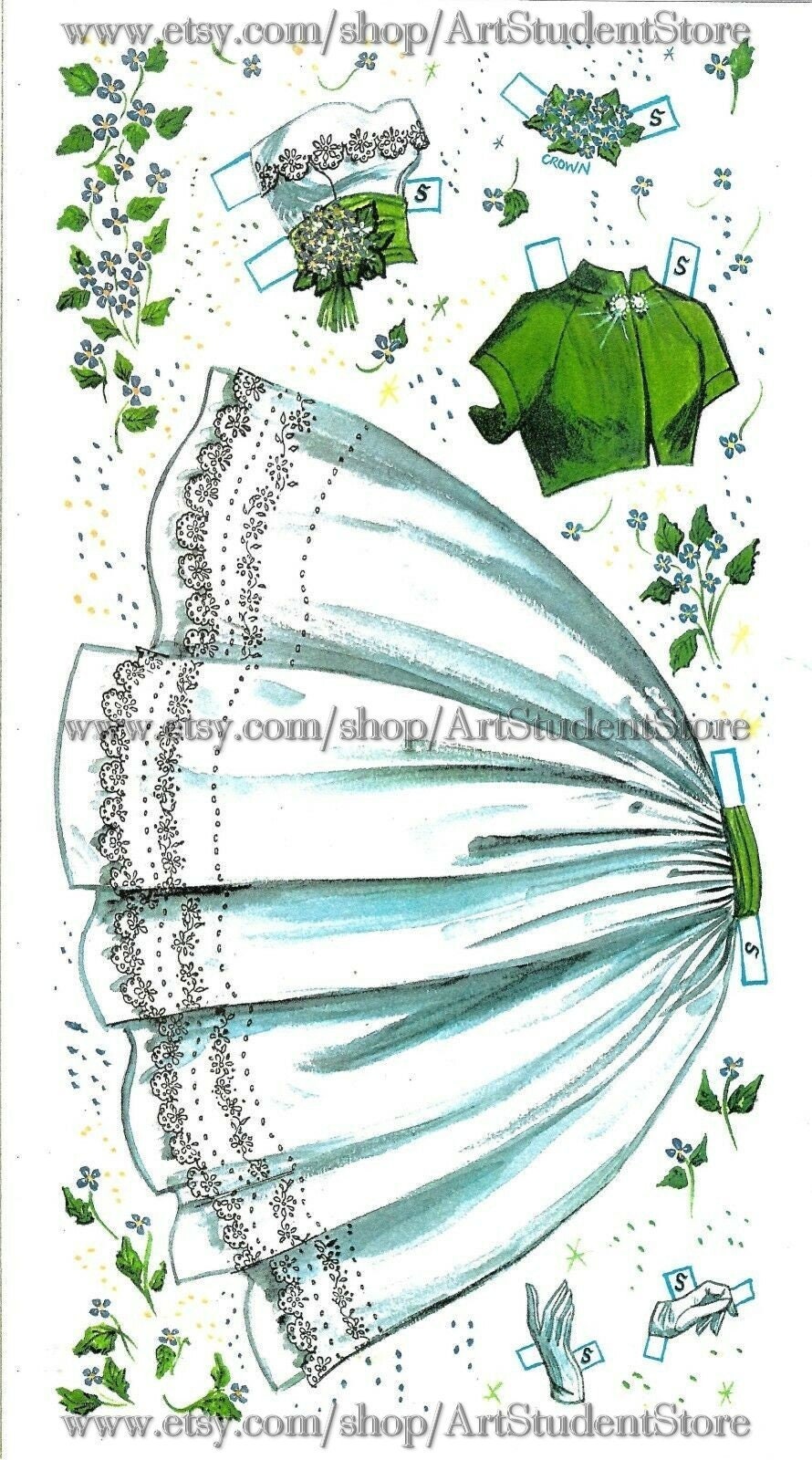 Pdf Printable Digital, Vintage Paper Dolls Prom Time - Etsy