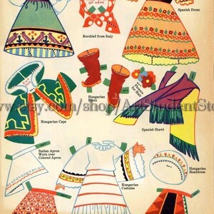 Vintage Paper Dolls All Nations New York,pdf - Etsy