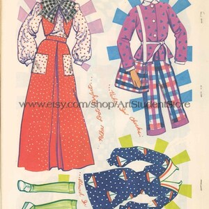 Digital Pdf, Vintage Paper Dolls Quick Curl Barbie 1973 - Etsy