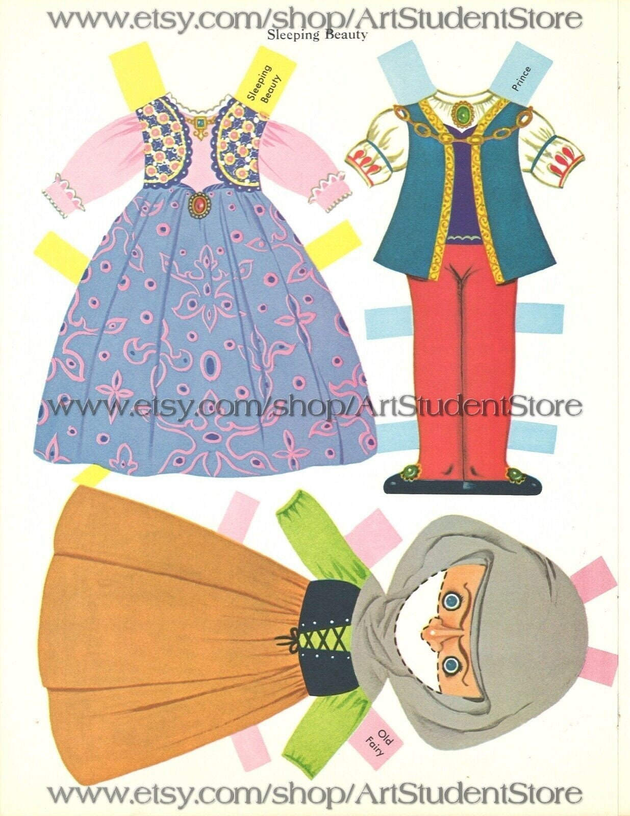 Printable Digital Pdf Instant Vintage Paper Dolls Storybook - Etsy