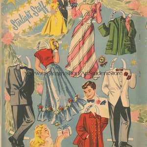 Printable Pdf, Vintage Paper Movie Starlets 1946 - Etsy