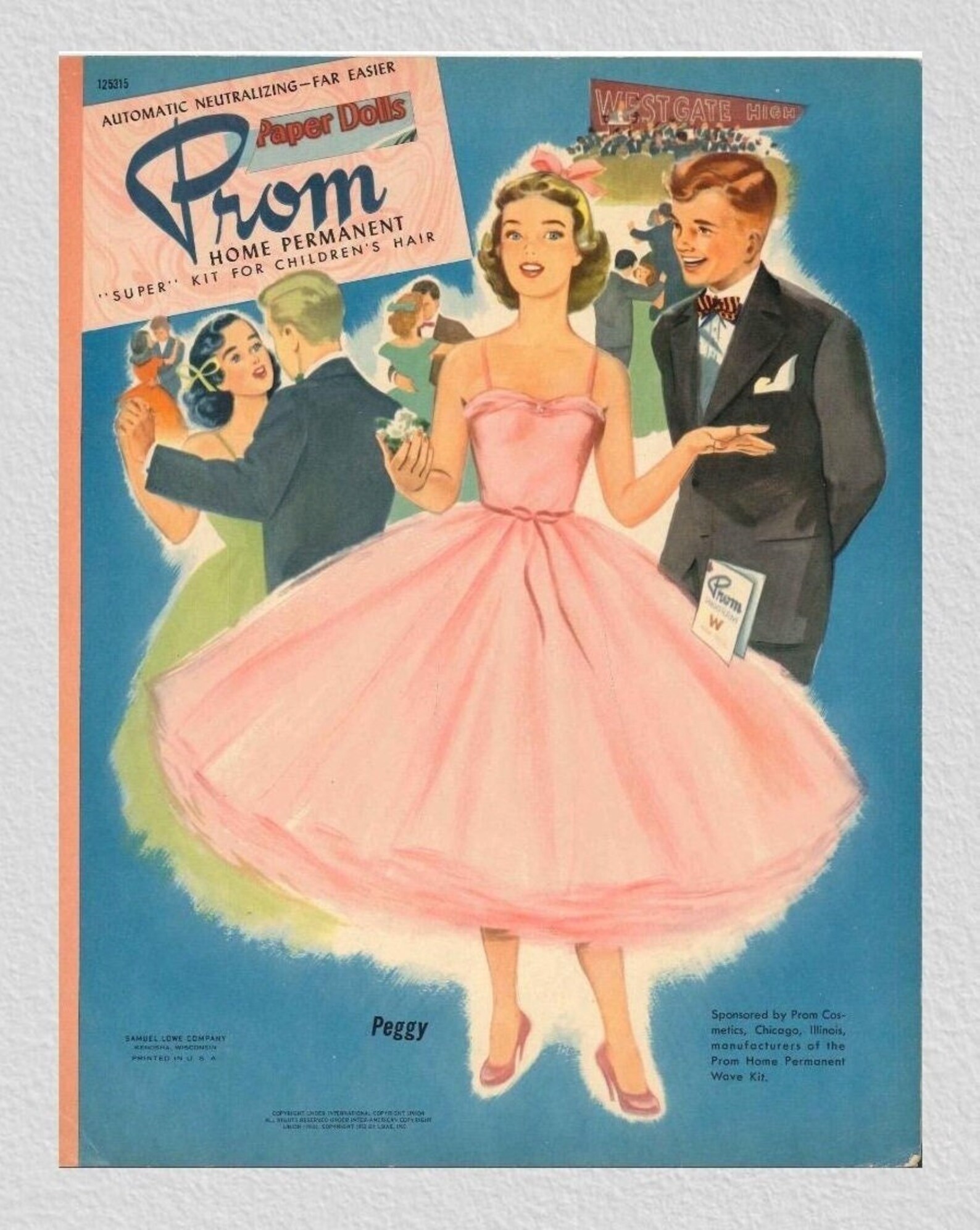 Printable Digital Pdf Instant Vintage Paper Dolls Prom 1952 - Etsy