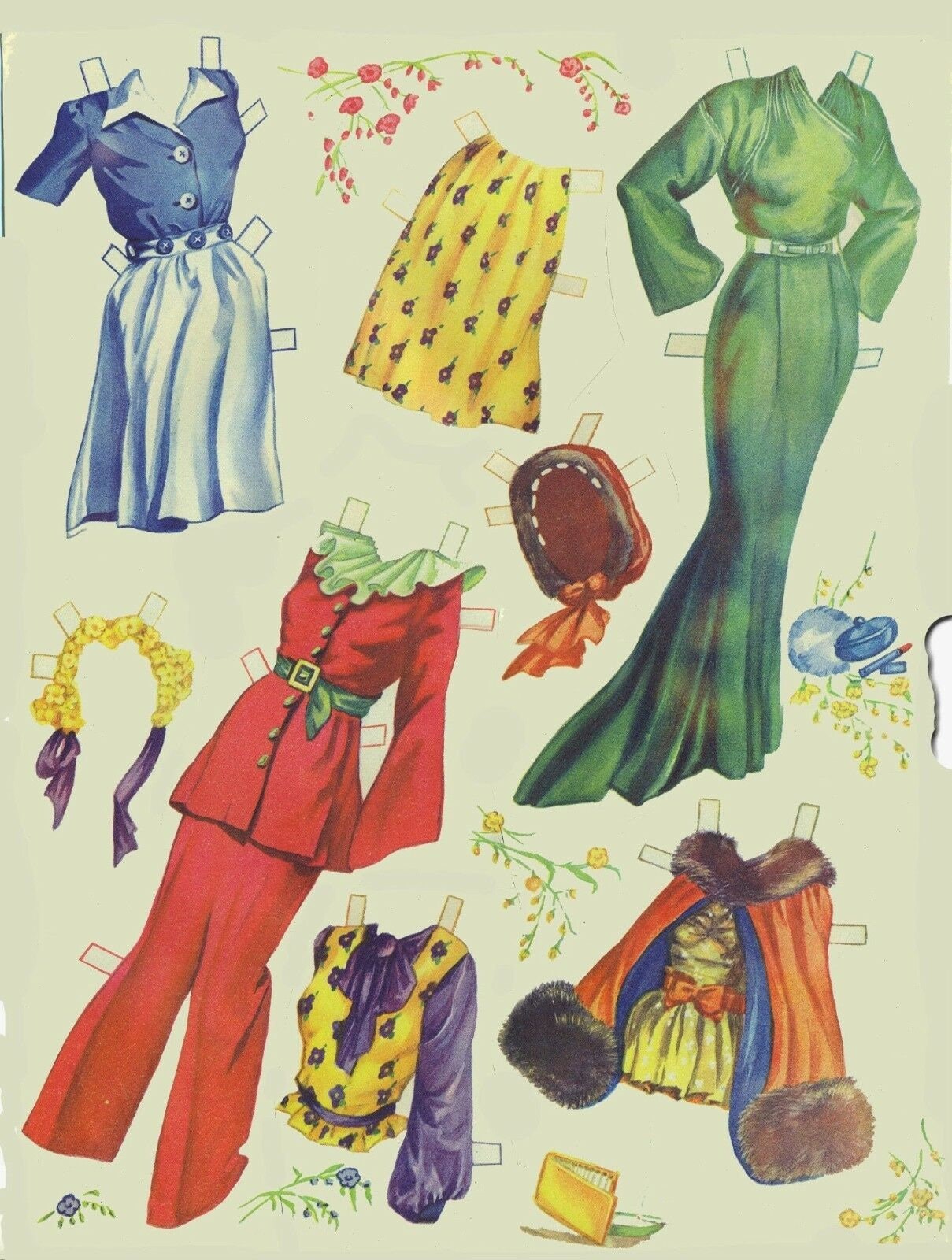 Vintage Paper Dolls Artist Modelspdf Digital | Etsy