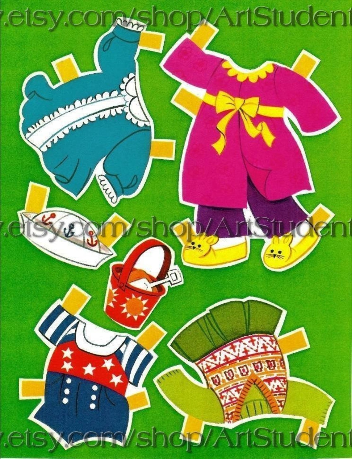 Vintage Paper Dolls Nancypdf Digital - Etsy