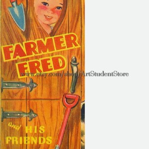Digital Pdf Paper Dolls, Farmer Fred and His Friends 1943 - Etsy