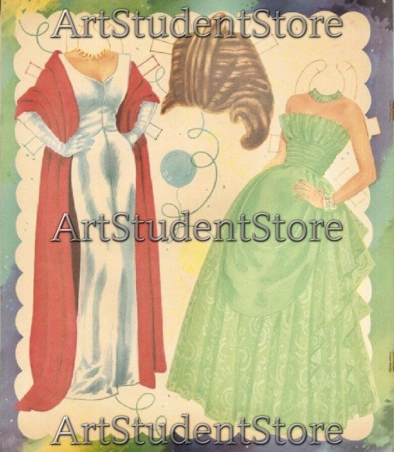 Girl Paper Doll Vintage Paper Dolls My Little Margie TV Show - Etsy