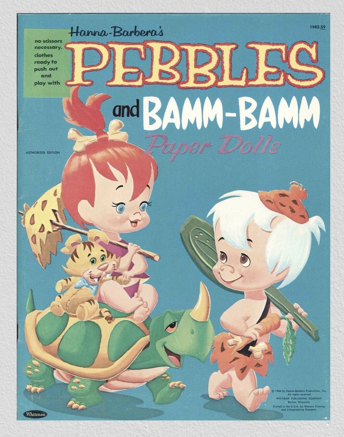 Vintage Paper Dolls Pebbles Flintstoneprintable Digital Pdf - Etsy