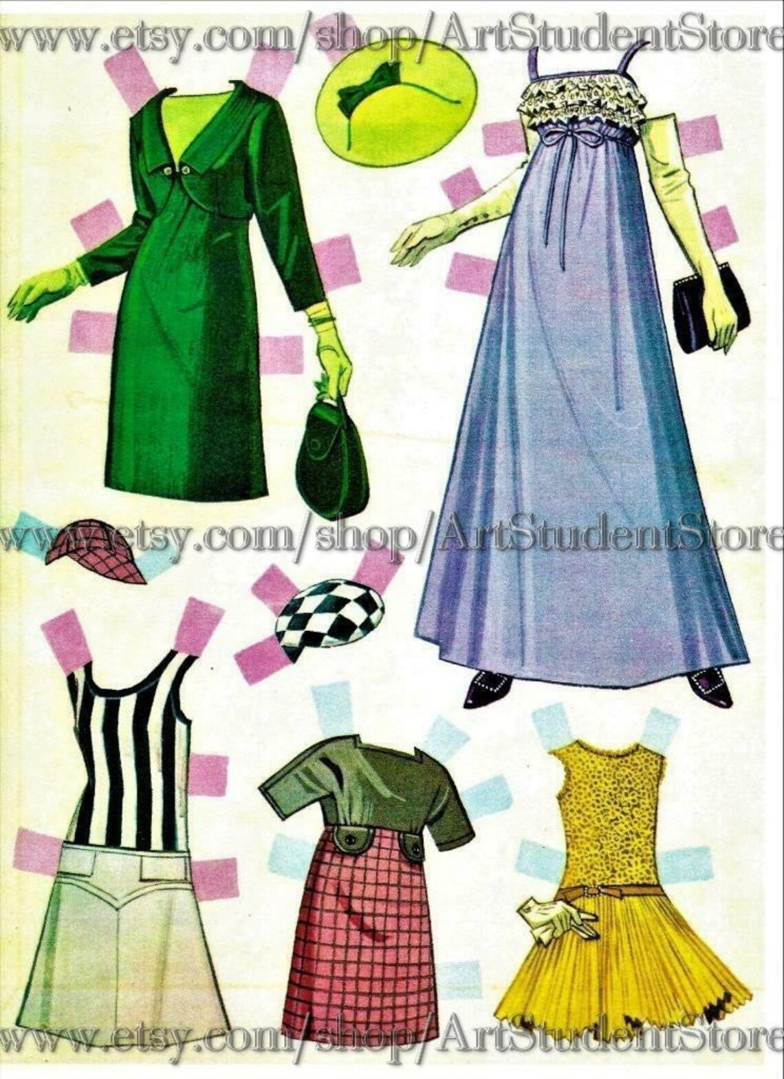 Pdf Printable Digital Vintage Paper Dolls Tammy and Pepper - Etsy