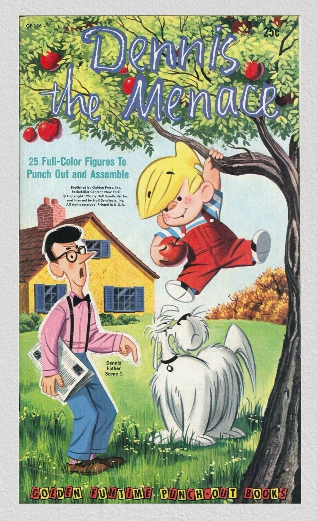 Digital Paper Dolls Pdf, Dennis Menace Punch Out - Etsy