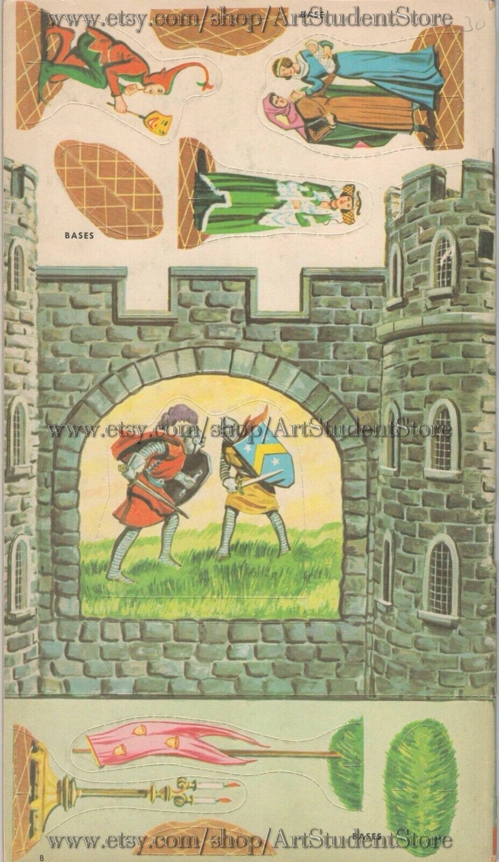 Printable Digital Pdf, Vintage Paper Dolls Knights Armour 1956 - Etsy