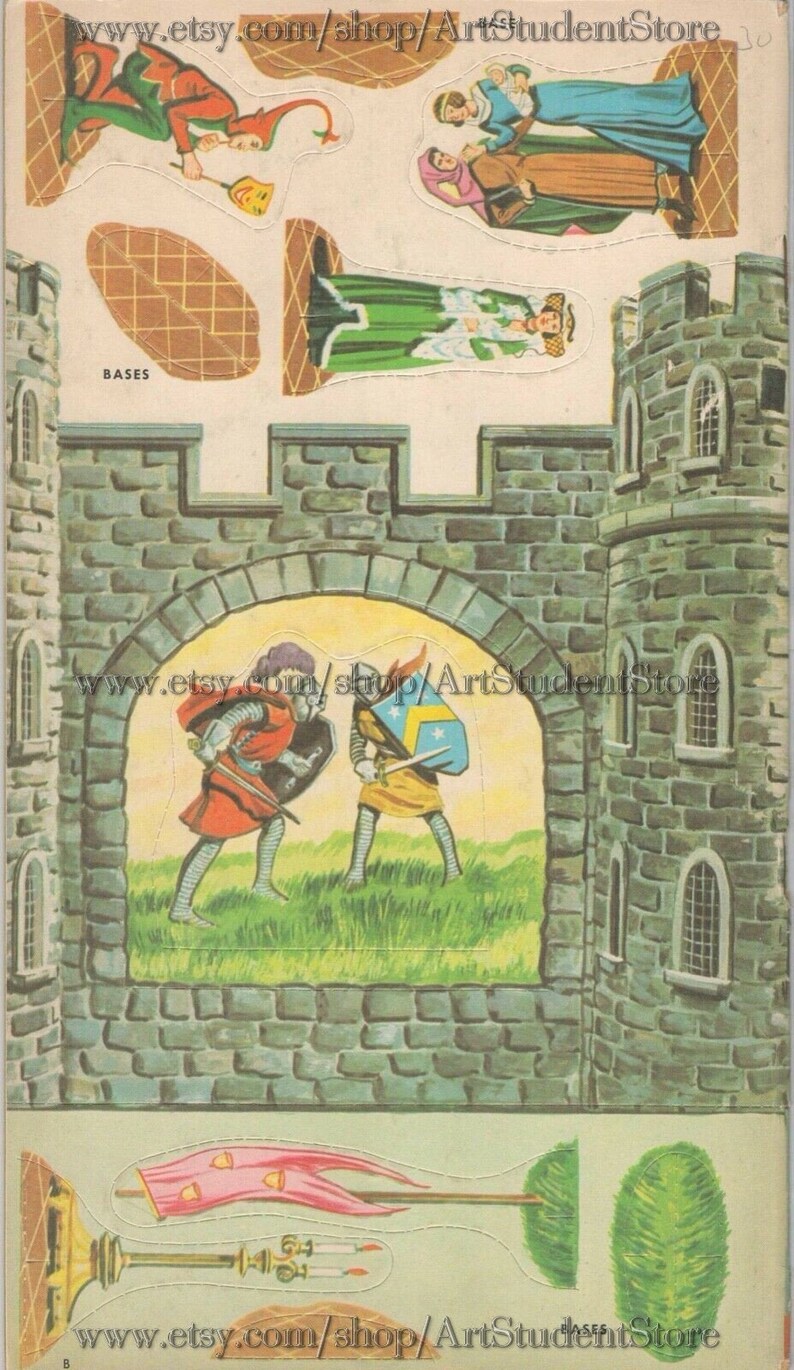 Printable Digital Pdf Vintage Paper Dolls Knights Armour 1956 - Etsy