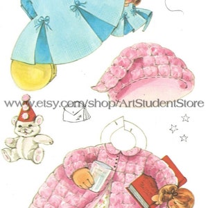 Pdf Printable Digital, Vintage Paper Dolls Toodles the Doll That Walks ...