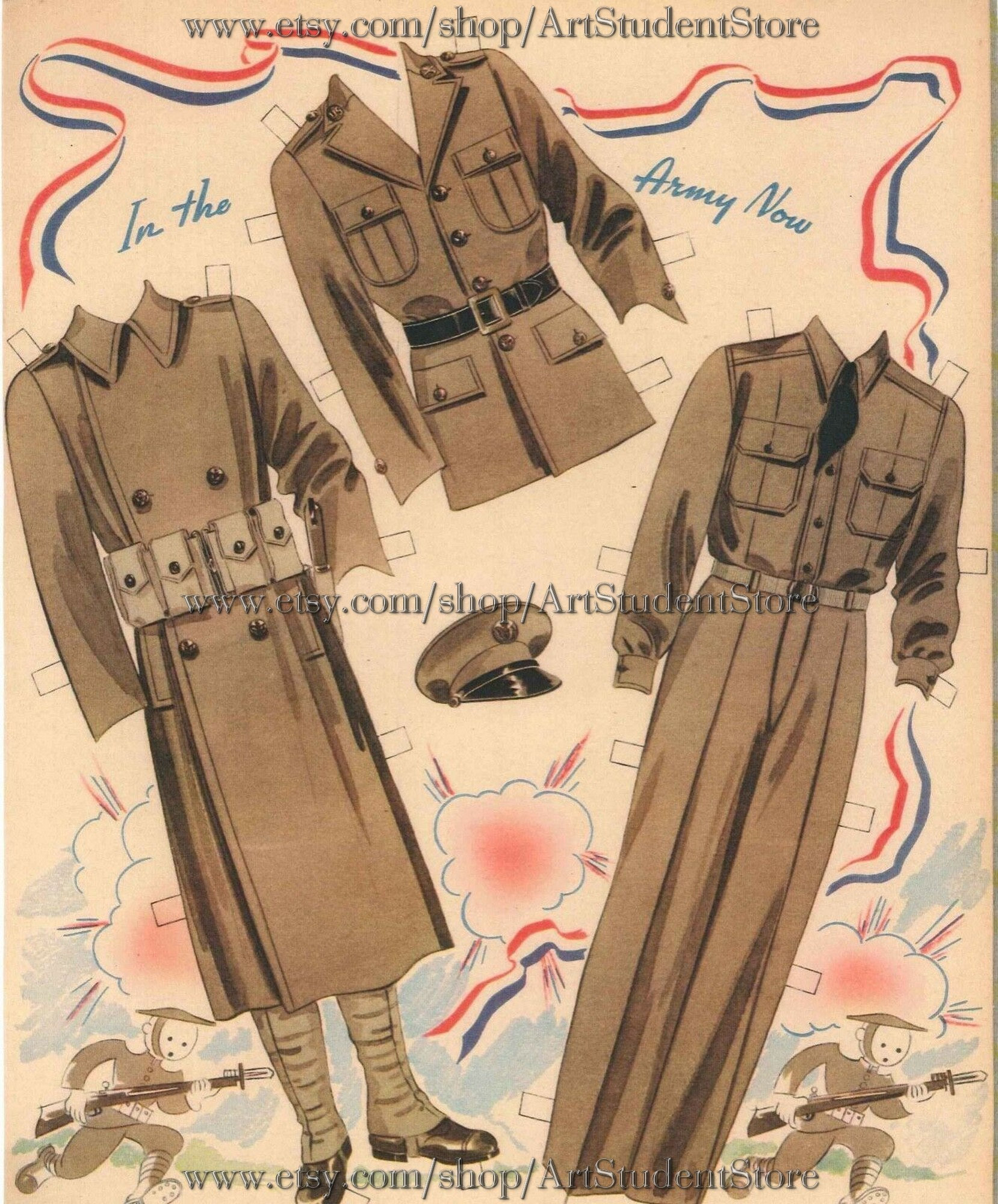 Retro Paper Dolls Bob Hope Lamour Paper Doll 1942 - Etsy