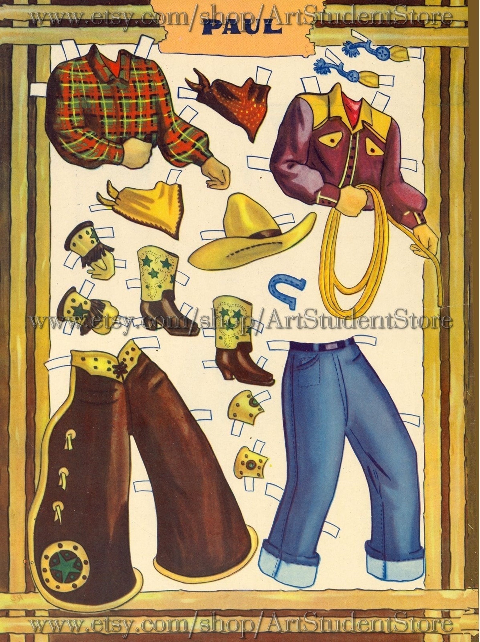 Pdf Instant Digital Vintage Paper Dolls Big Round-up - Etsy