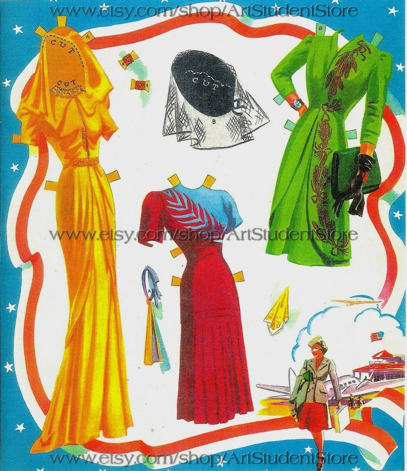 Printable Pdf Vintage Paper Lucky Paper - Etsy