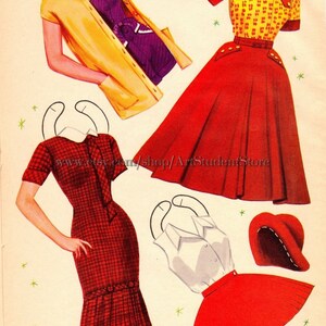 Pdf Printable Digital, Vintage Paper Dolls Shari Lewis Standing Dolls ...