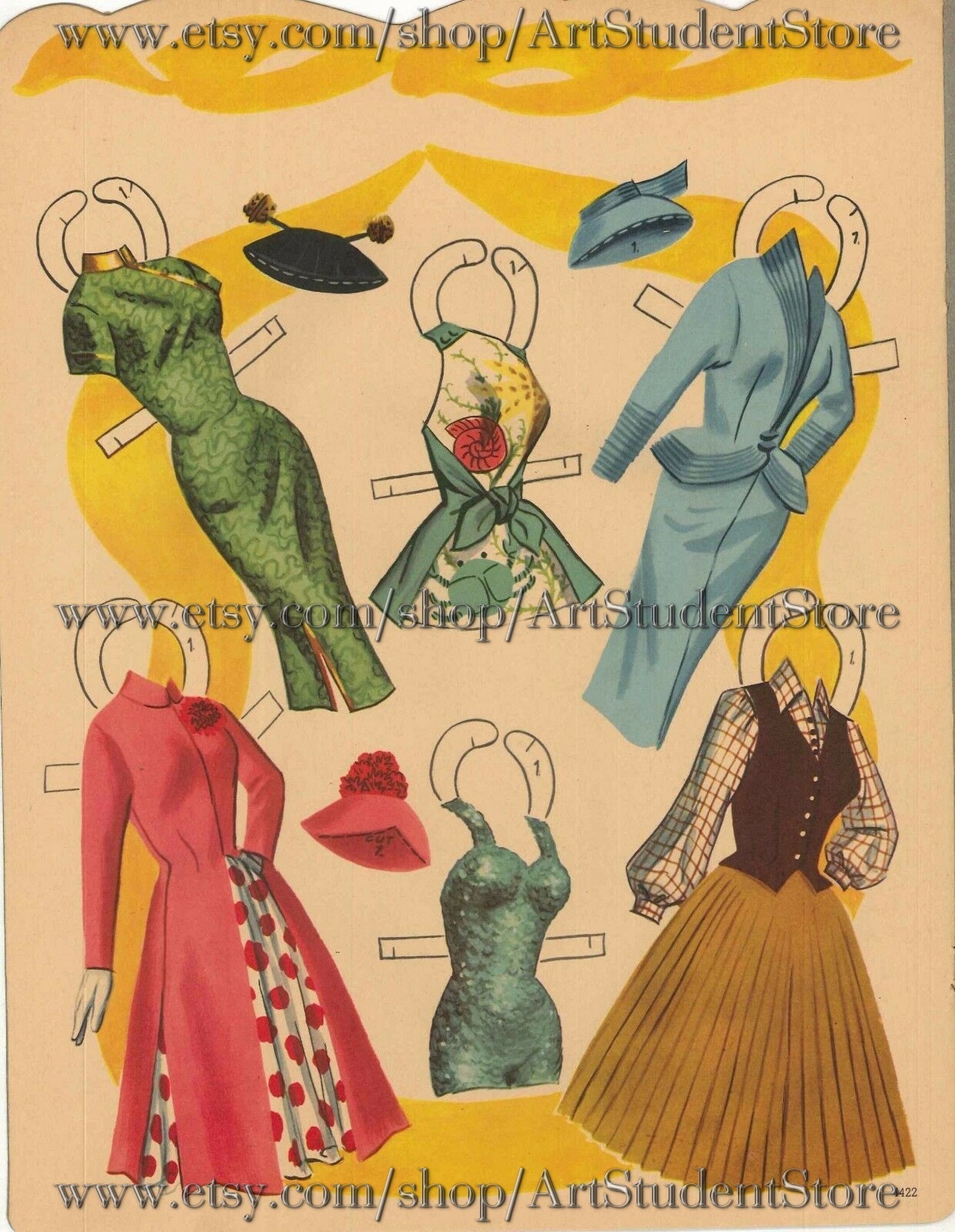 Vintage Paper Doll Virginia Mayo C. 1952,pdf Instant Digital - Etsy