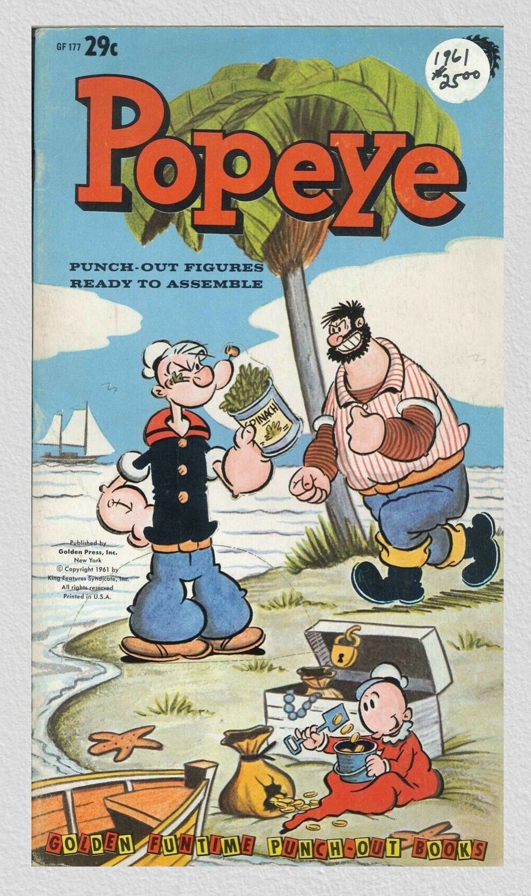 Digital Paper Dolls Pdf,popeye Punch - Etsy