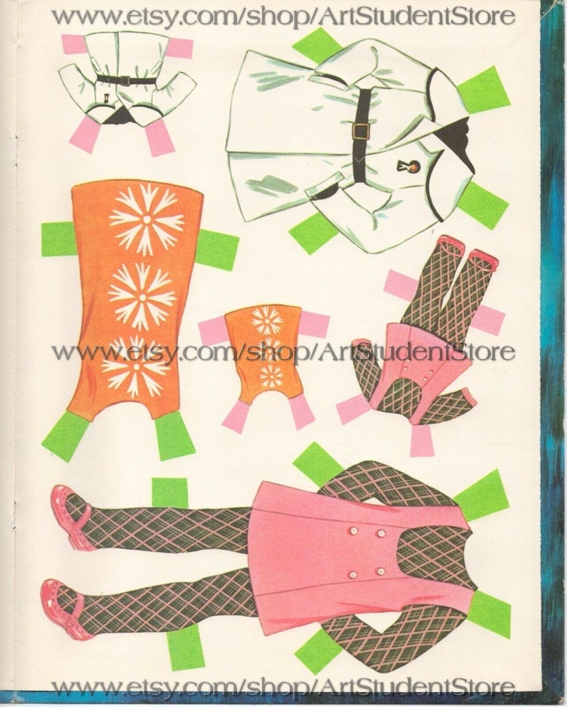 Printable Pdf Vintage Paper Dolls Secret Toyukraine Shops - Etsy