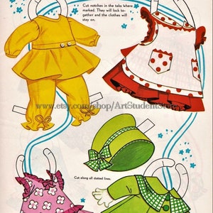 Pdf Instant Digital, Vintage Paper Dolls the Kewpies 1968 - Etsy