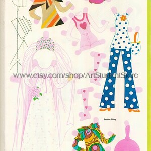 Digital Pdf Paper Dolls Fashion Flatsy - Etsy
