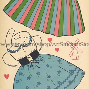 Vintage Paper Doll Dutch Treat, Pdf Instant - Etsy