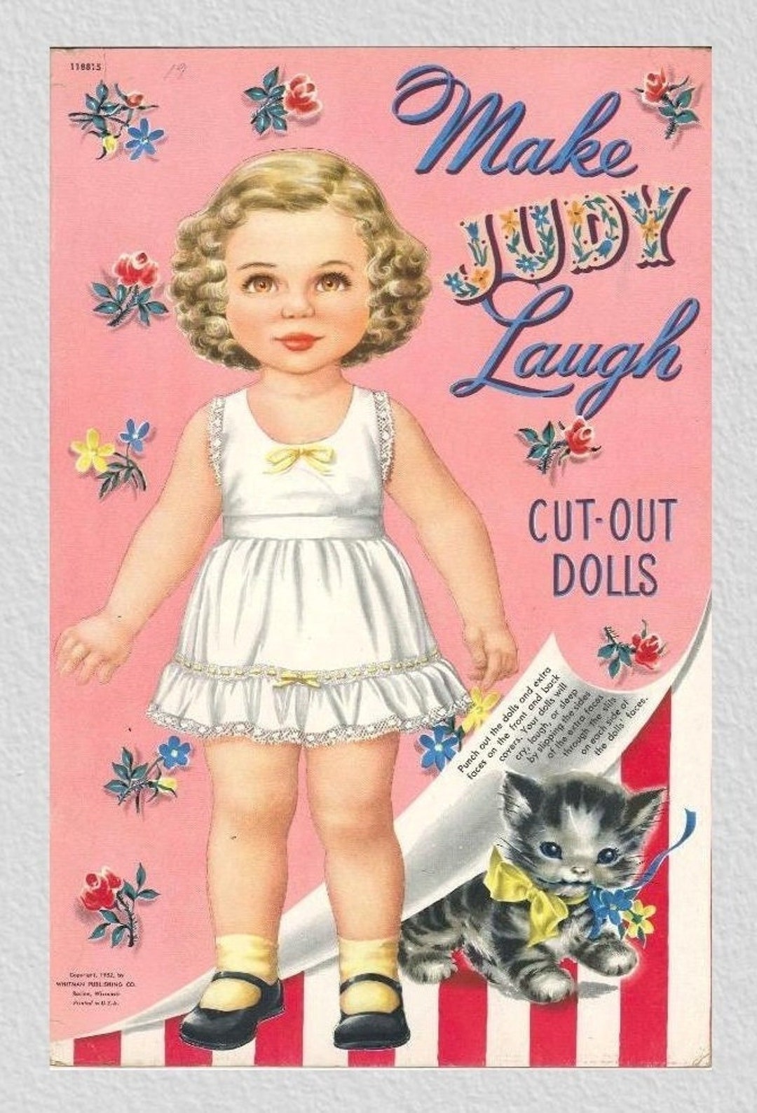 Vintage Paper Dolls,pdf Printable Digital,make Judy Laugh - Etsy
