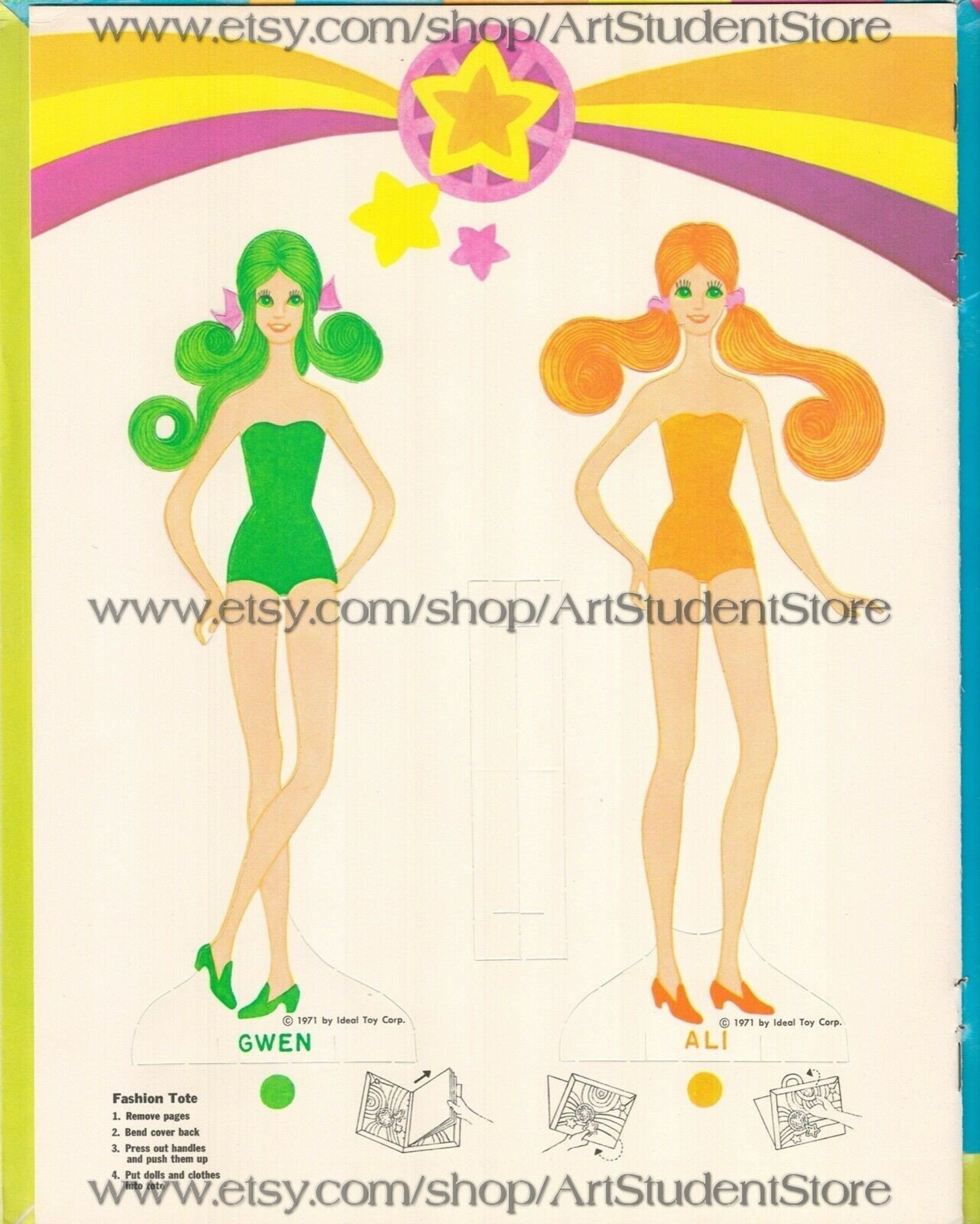 Digital Pdf Paper Dolls Fashion Flatsy - Etsy