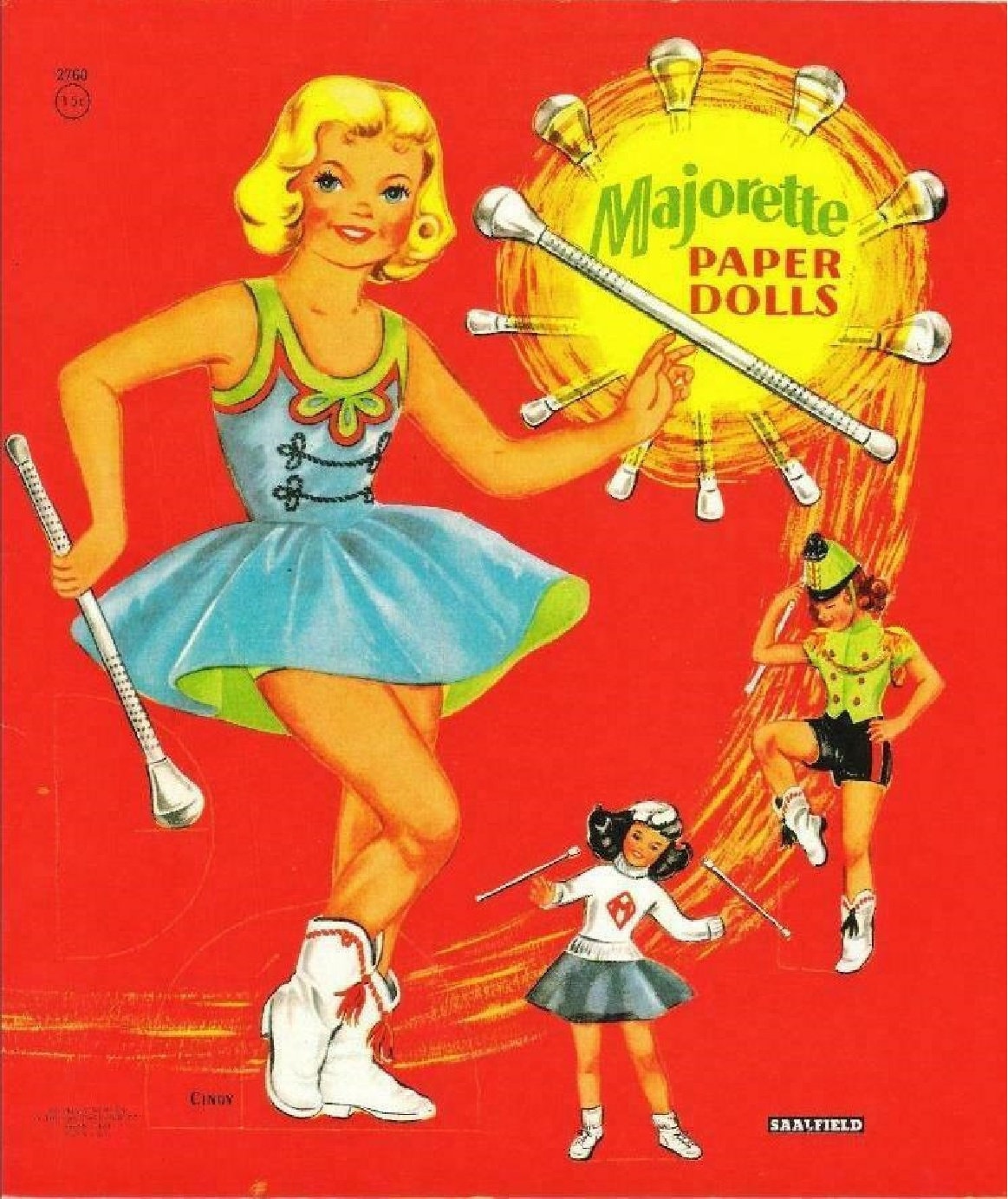 Pdf instant vintage paper dolls majorette c. 1957 - Etsy España