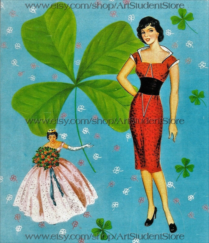 Printable Pdf Vintage Paper Lucky Paper - Etsy