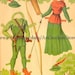 Digital Pdf,vintage Paper Dolls Robin Hood and Maid Marian - Etsy