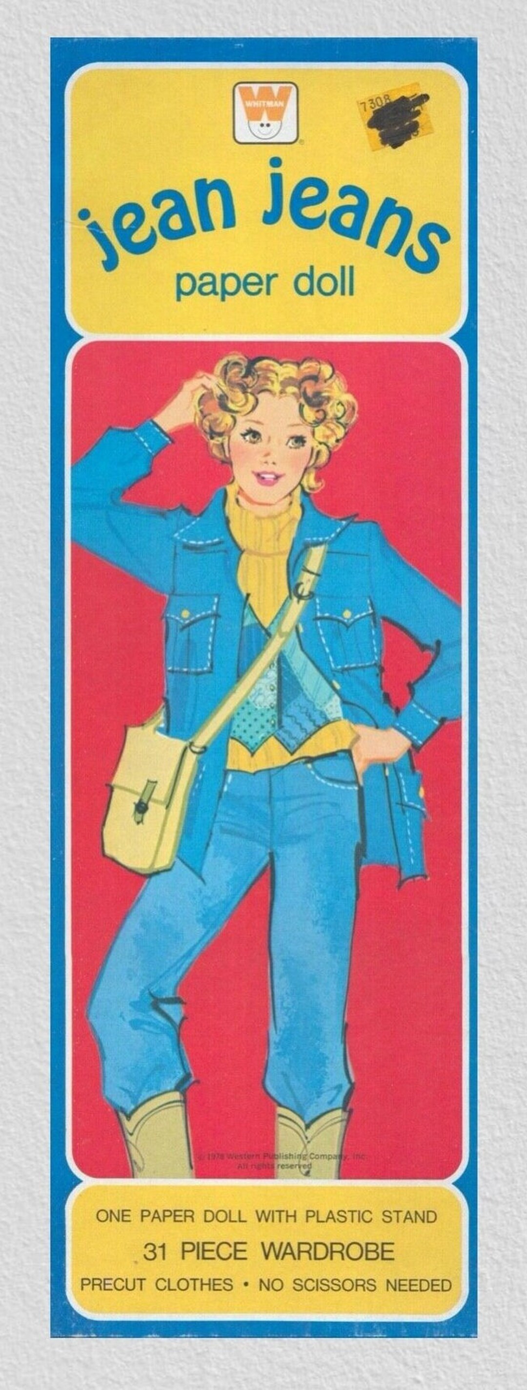 Pdf Printable Digital, Vintage Paper Dolls Jean Jeans Retro Fashion ...