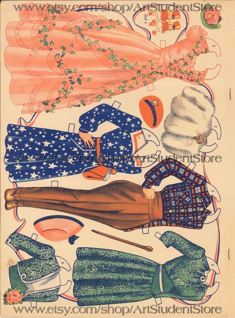 Vintage Paper Miss Americadigital Download - Etsy
