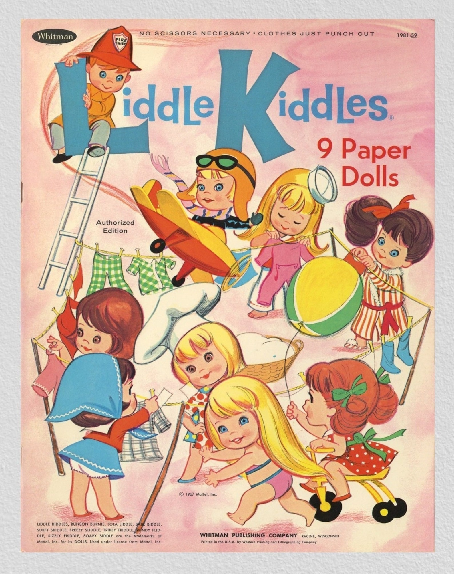 Vintage Liddle Kiddles Download Paper Dolls C. 1967 - Etsy