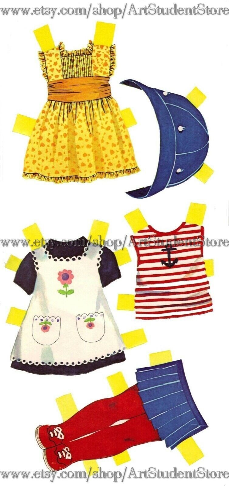 Vintage Paper Doll My Susie Pdf Instant - Etsy