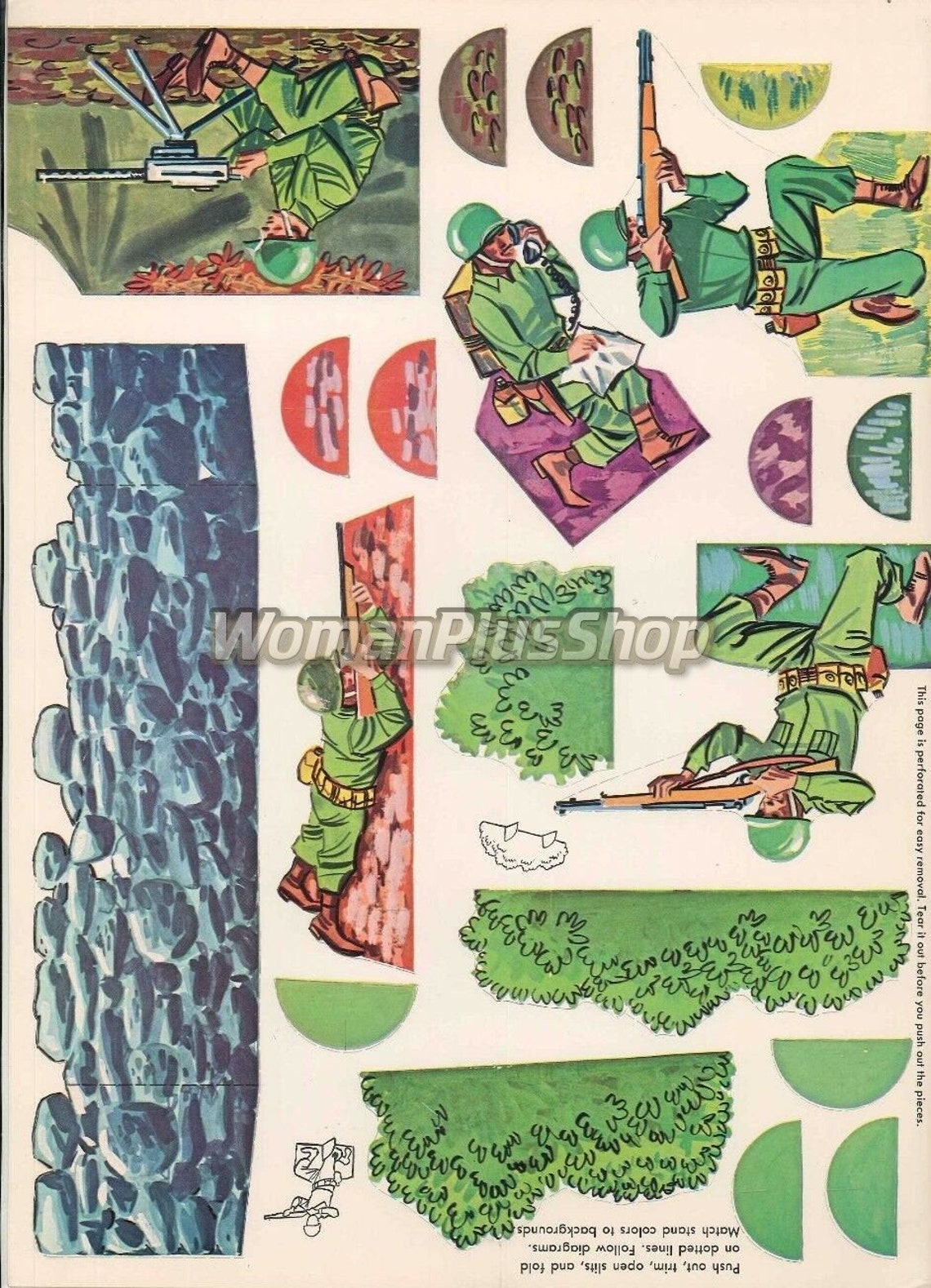 Pdf Printable Digital Vintage Paper Dolls Gi Joe Wwii - Etsy