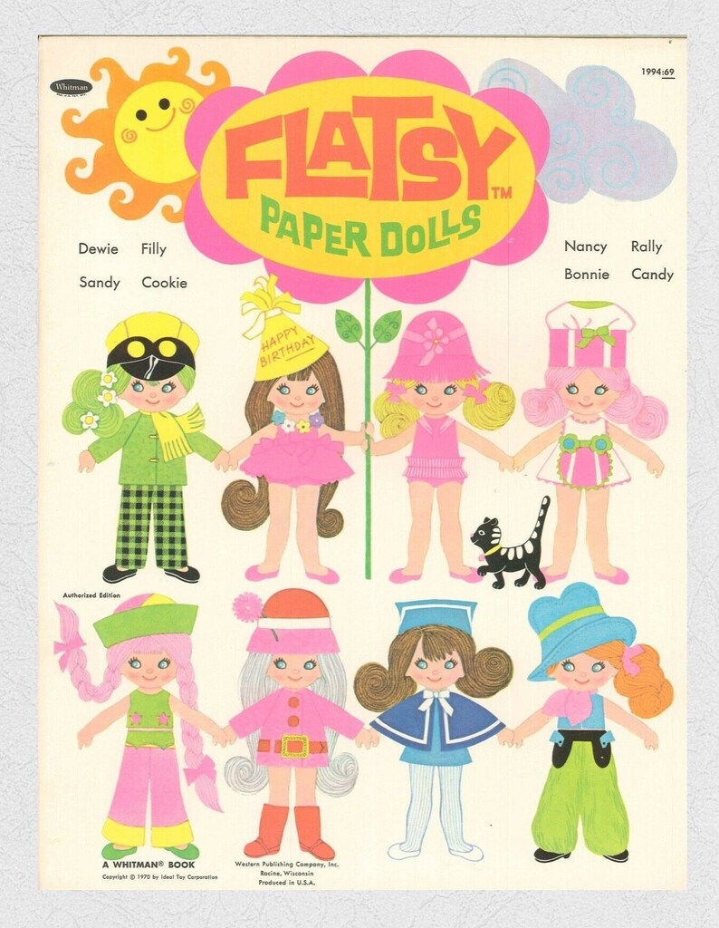 Pdf Printable Digital Vintage Paper Dolls Winter Flatsy - Etsy