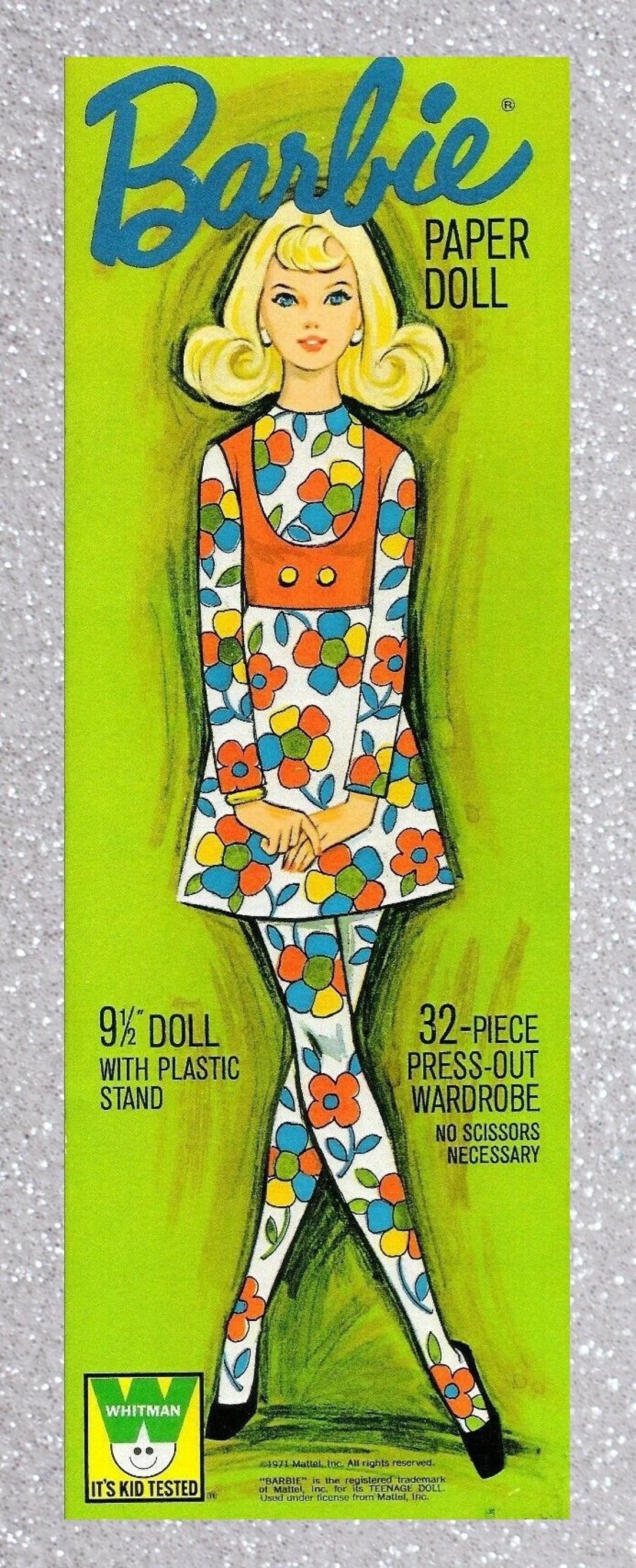 Digital Pdf, Vintage Paper Dolls Barbie 1971 - Etsy