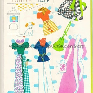 Digital Pdf Paper Dolls Fashion Flatsy - Etsy