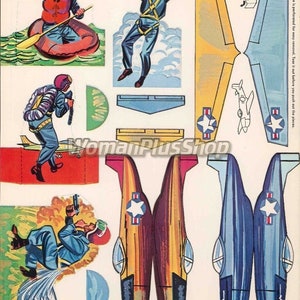 Pdf Printable Digital, Vintage Paper Dolls Gi Joe Wwii - Etsy