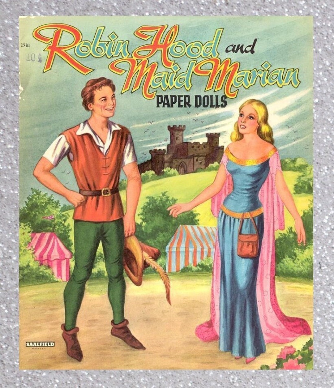 Digital Pdf,vintage Paper Dolls Robin Hood and Maid Marian - Etsy