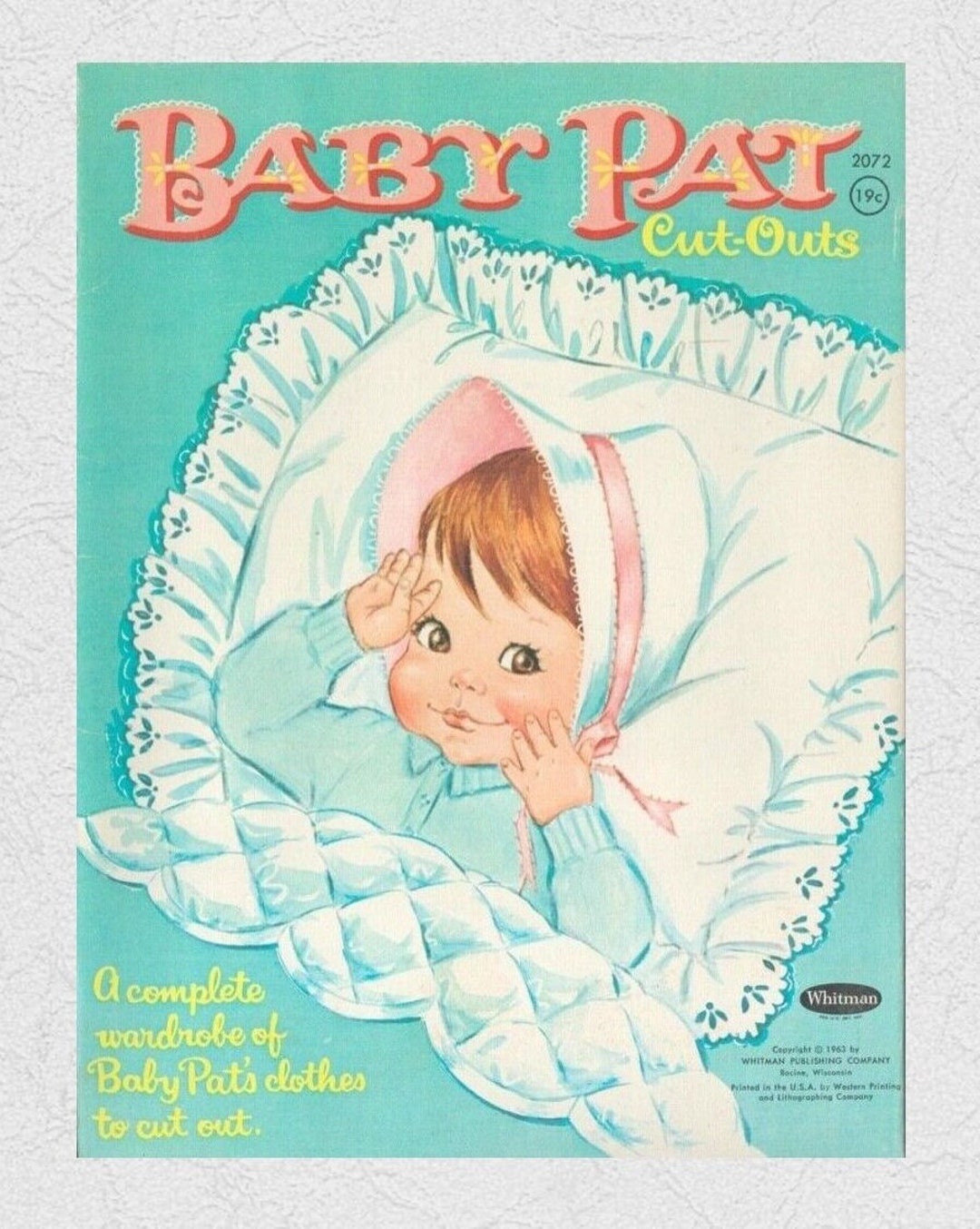 Pdf Printable Digital, Vintage Paper Dolls Baby Pat - Etsy